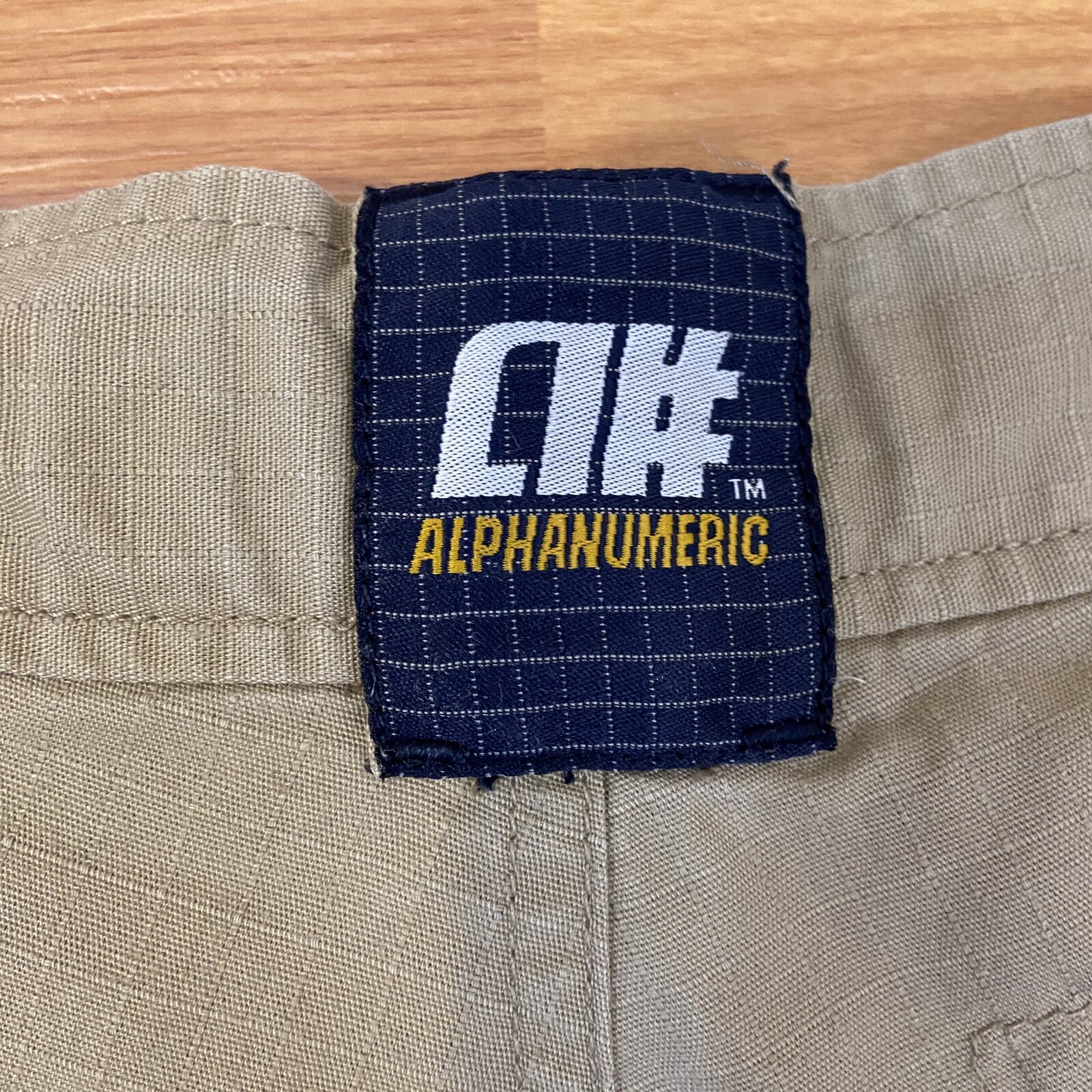 Alphanumeric Clothing Men’s Multi Logo Y2K Cargo Pant… - Gem