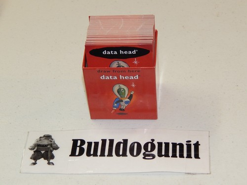 2008 Cranium Board Game Replacement Data Head Red Card Deck Only | eBay