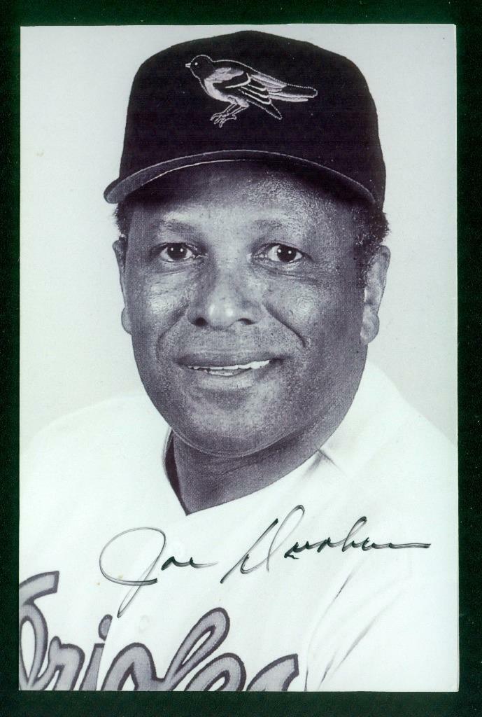 #0015, 4" x 6" card, Signed-Autographed, Joe Durham, Baltimore Orioles ...