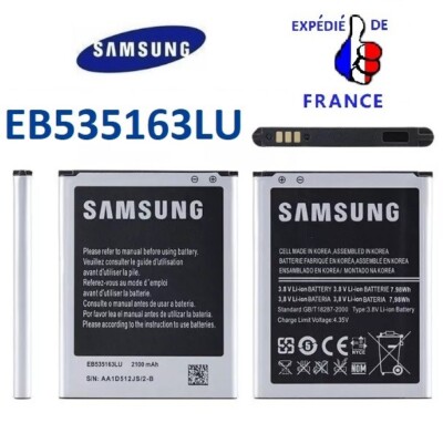 ORIGINALE Batterie Samsung GT-i9060 EB535163LU / LA 2100mAh BATTERY ...