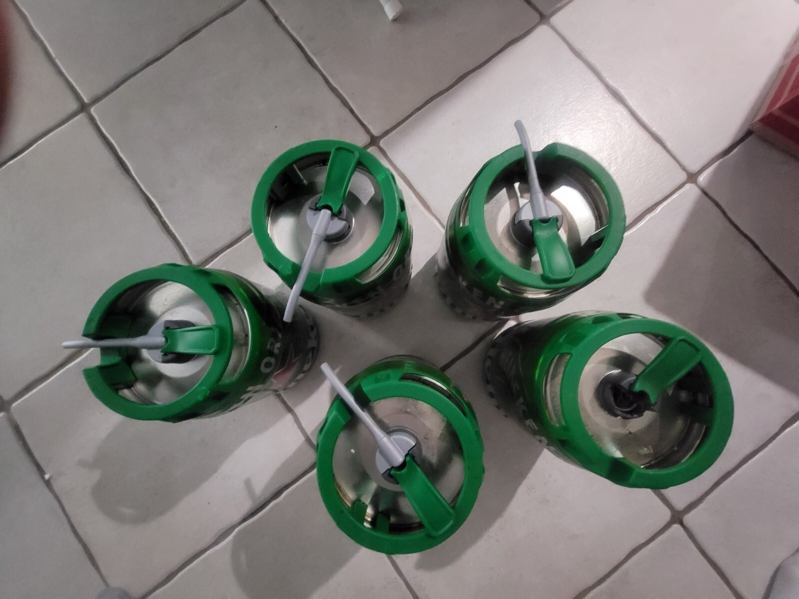 (1) Heineken 5L Mini Keg 11 x 7" Empty DRAUGHT Can Empty With Tap | eBay