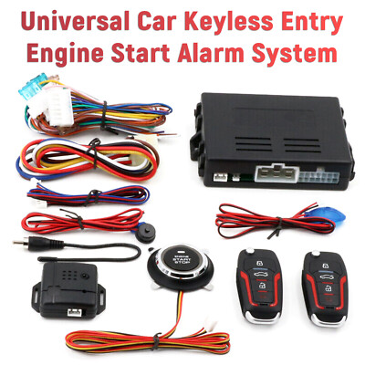Car Ignition Switch Keyless Entry Remote Starter Engine Push Start ...