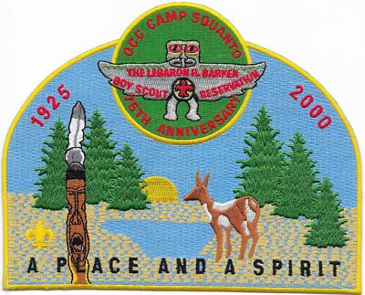 2000 Camp Squanto Jacket Patch Old Colony Council Boy Scouts of America ...