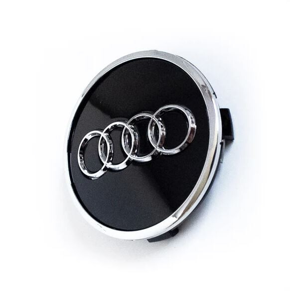 Set (4) Audi Quattro Black Alloy Wheel Center Hub Cap 2015 - 2021 ...
