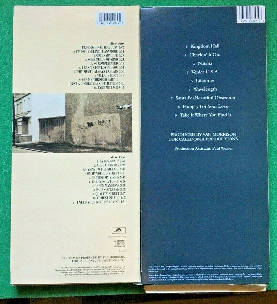 Van Morrison ~~ EMPTY ~~ CD Longboxes - Hymns to the Silence ...