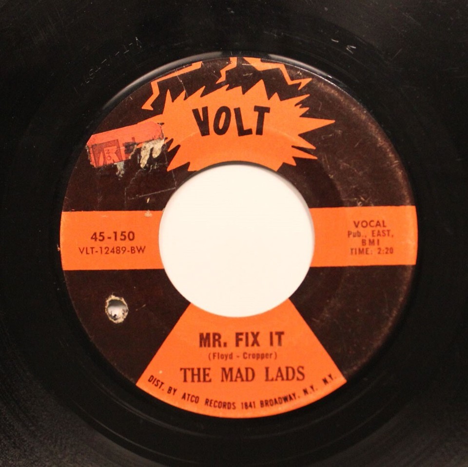 Hear! Northern Soul Memphis 45 The Mad Lads - My Inspiration / Mr. Fix ...