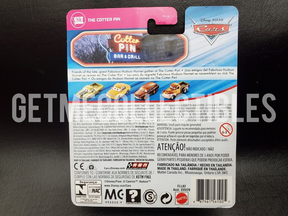 DISNEY PIXAR CARS ANDREW VROOMAN THE COTTER PIN 2020 SAVE 6% GMC | eBay