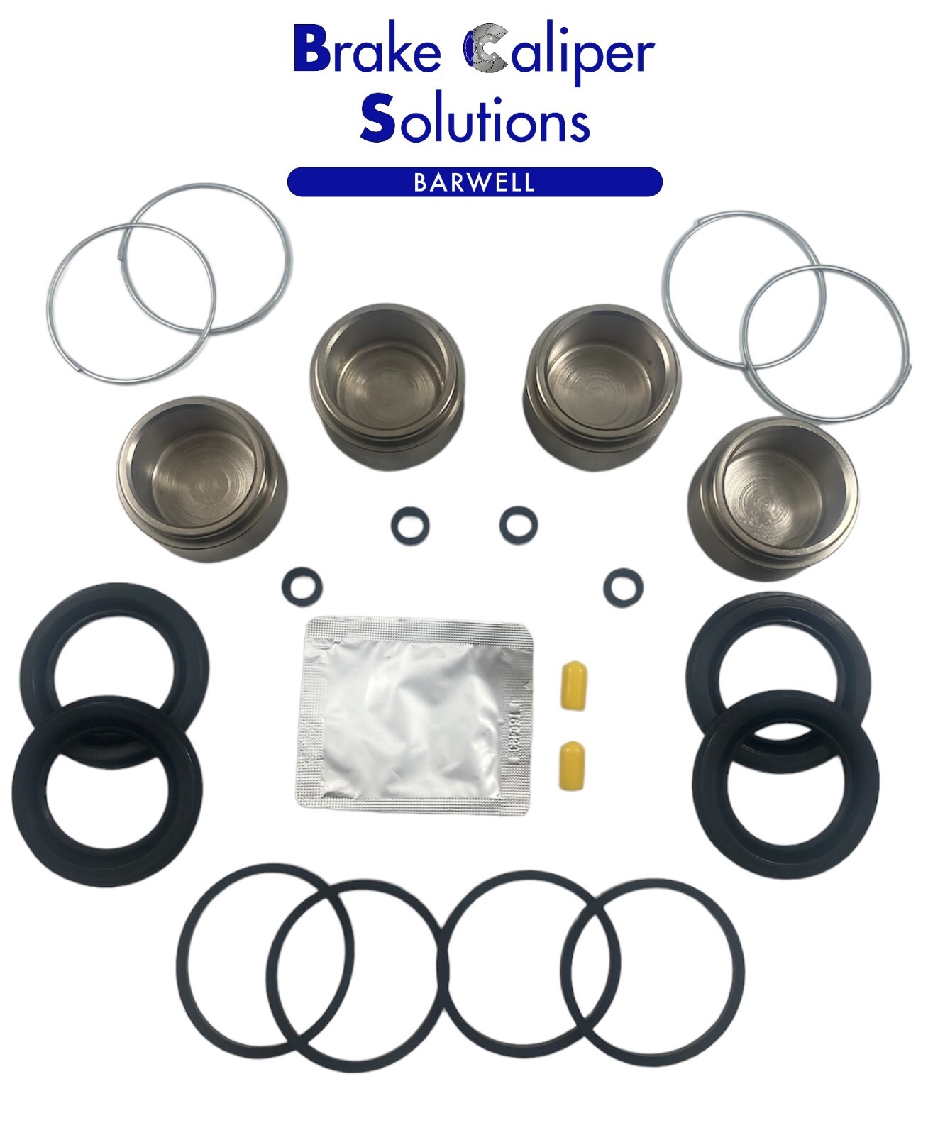 FRONT Brake Caliper Rebuild Repair Kit + Pistons for TRIUMPH HERALD ...