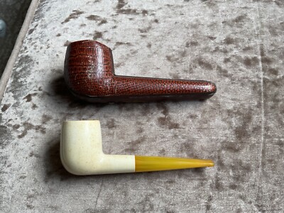Vienna Austrian Meerschaum Pipe Amber Stem Very Rare Pipe | eBay