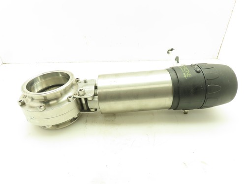 Keystone F257 Pneumatic Actuator 4" Stainless Butterfly Valve W/ F783 ...