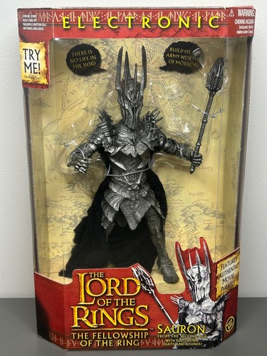 ToyBiz The Lord of the Rings SAURON Electronic Talking 12" Figure 2002 ...