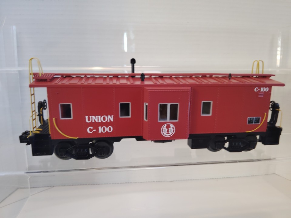 MTH UNION RAILROAD BAY WINDOW CABOOSE 30-77094 PITTSBURGH PA. STEEL URR ...