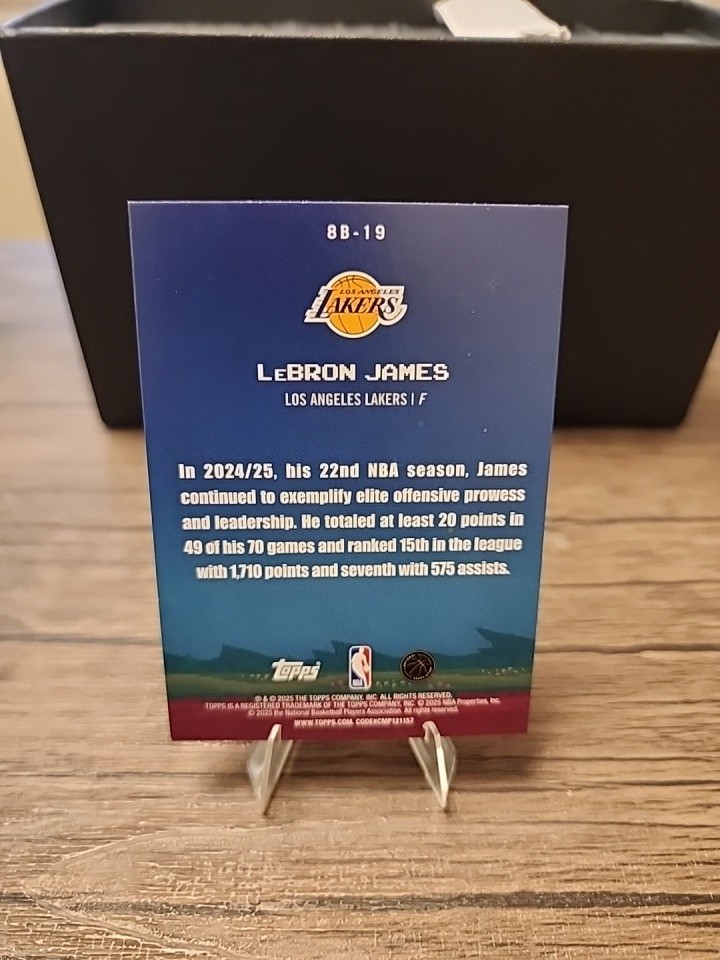 2025 Topps - 8 Bit Ballers - LeBron James #8B-19 | eBay