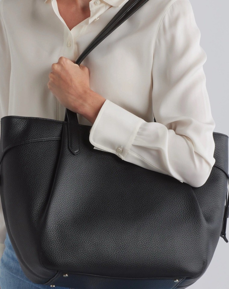 Kate Spade Satchel Large Dumpling Tote Black KF389 NWT | eBay
