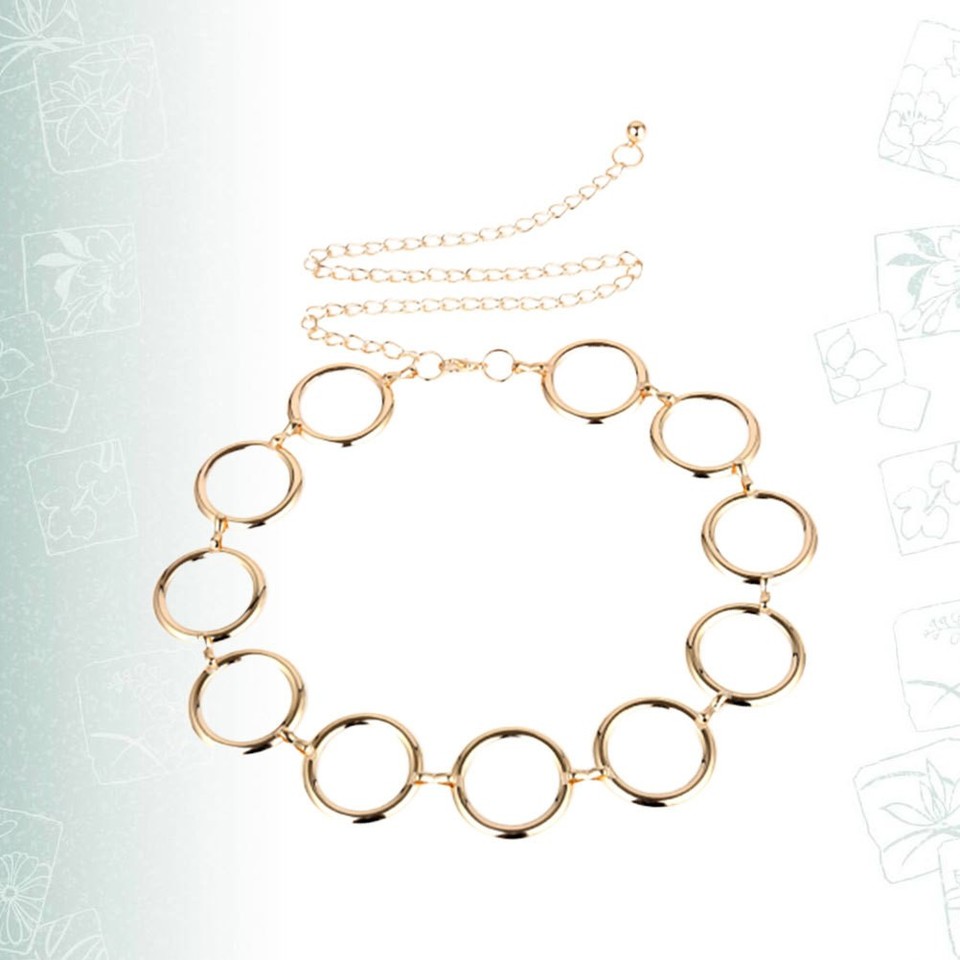 Circle Body Chain Punk Waist Chain All-Matching Trendy Belt | eBay ...