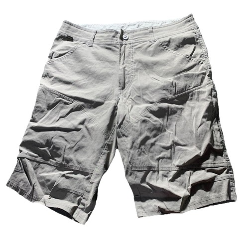 Kuhl Mens Sz 34 Hiking Shorts RN108846 Born Mountains Beige Painter ...