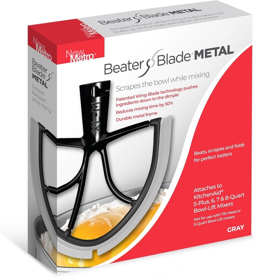 Beater Paddle Replacement Blade, Fits 5-Plus, 6, 7 & 8-Qt Bowl-Lift ...