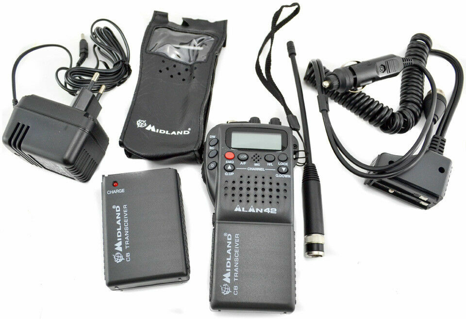 Midland Alan 42 Multi Handheld CB Radio UK und europäische Kanäle | eBay.de