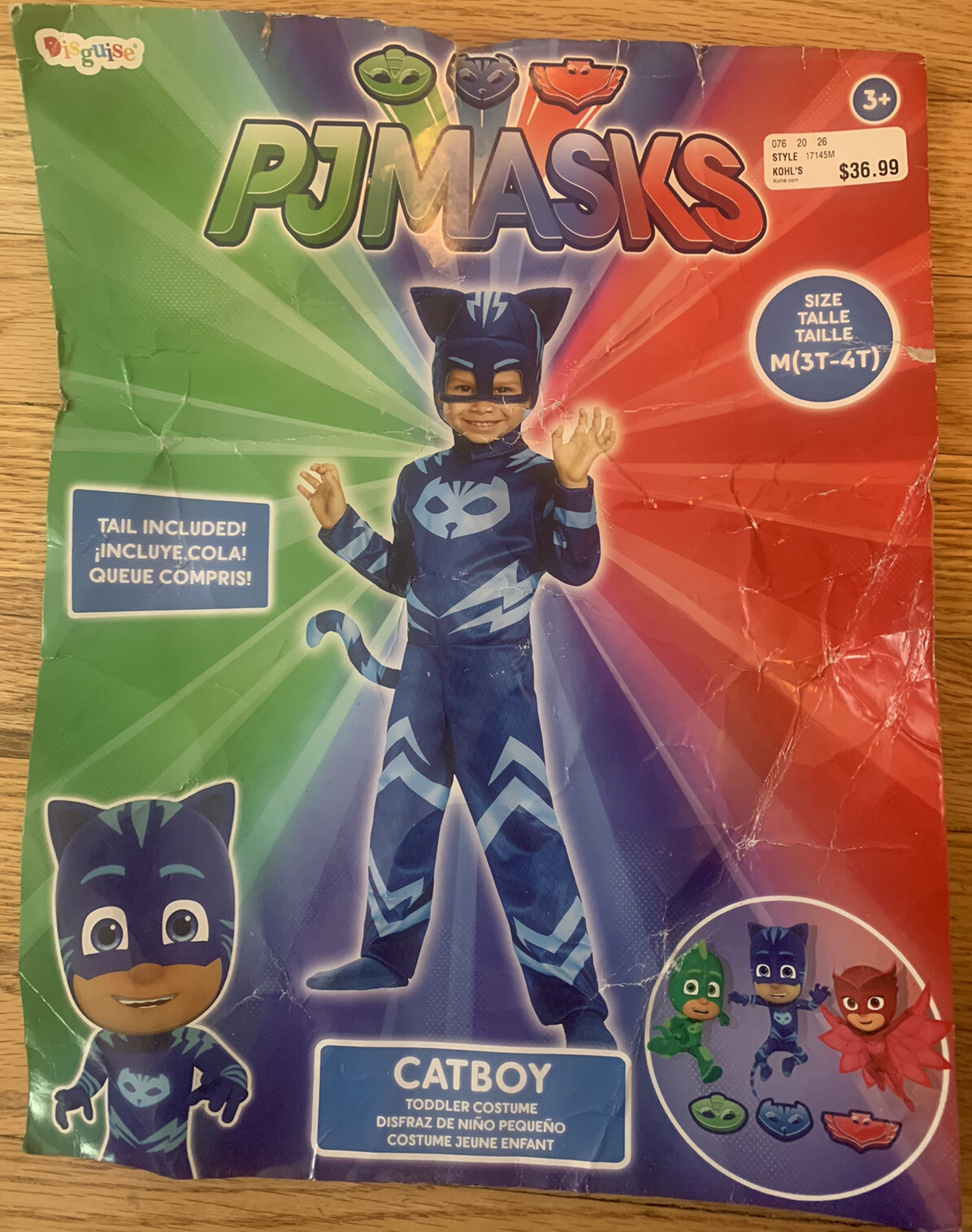 Disguise Catboy Classic Toddler PJ Masks Costume - Me… - Gem