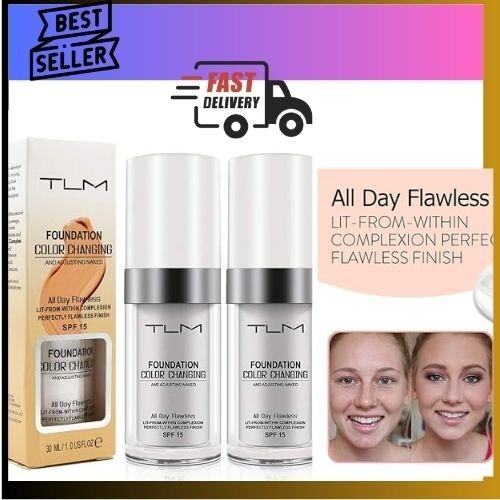 2X TLM Pro Classic Colour Changing Foundation Magic Flawless Concealer ...