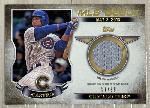 2016 Topps MLB Debut Relics MDRSC Starlin Castro /99 | eBay