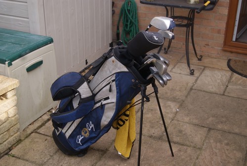 JOHN DALY, FALCON Men Golf Set 13 Clubs bag Graphite Regular (7-Iron 37 ...