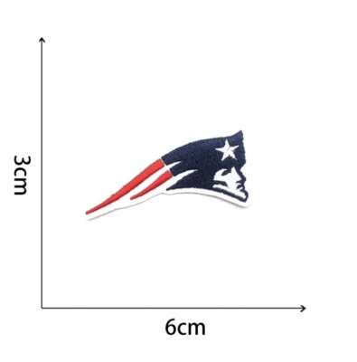New England Patriots NFL Patch Iron/Sew On Football Embroidered | eBay