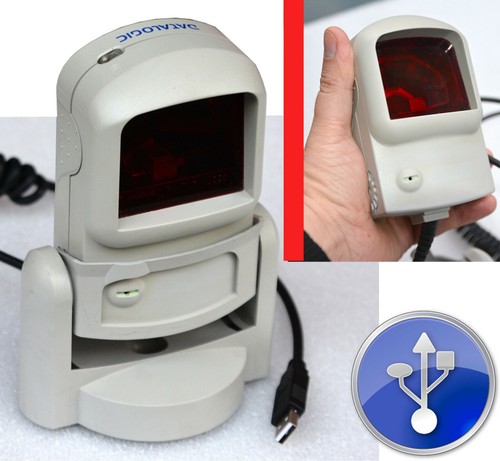USB BARCODESCANNER HAND- TISCHSCANNER DATALOGIC LS9100 F. WINDOWS 2000 ...
