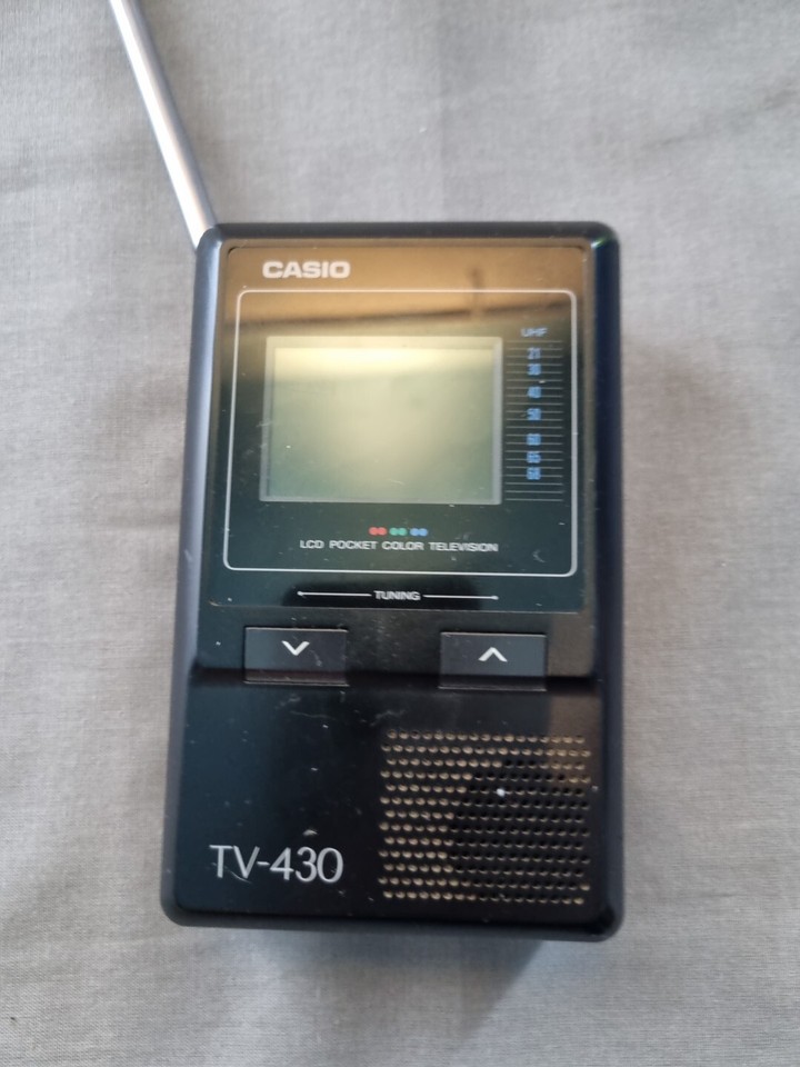 Casio Portable Handheld Colour LCD TV-430 UHF | eBay