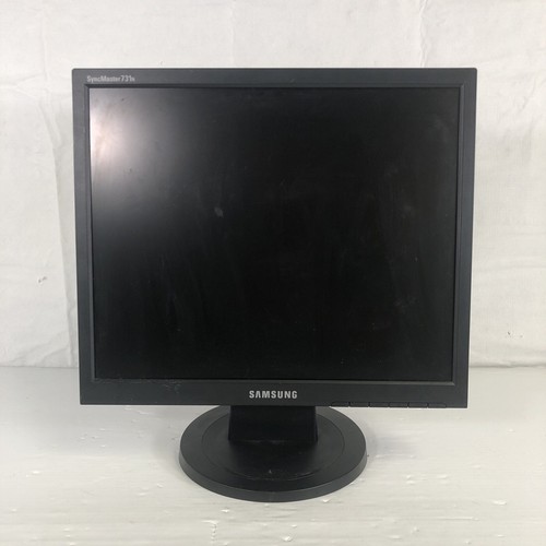 Samsung SyncMaster 740N Adjustable LCD 17” Monitor w/ Power & VGA Cord ...