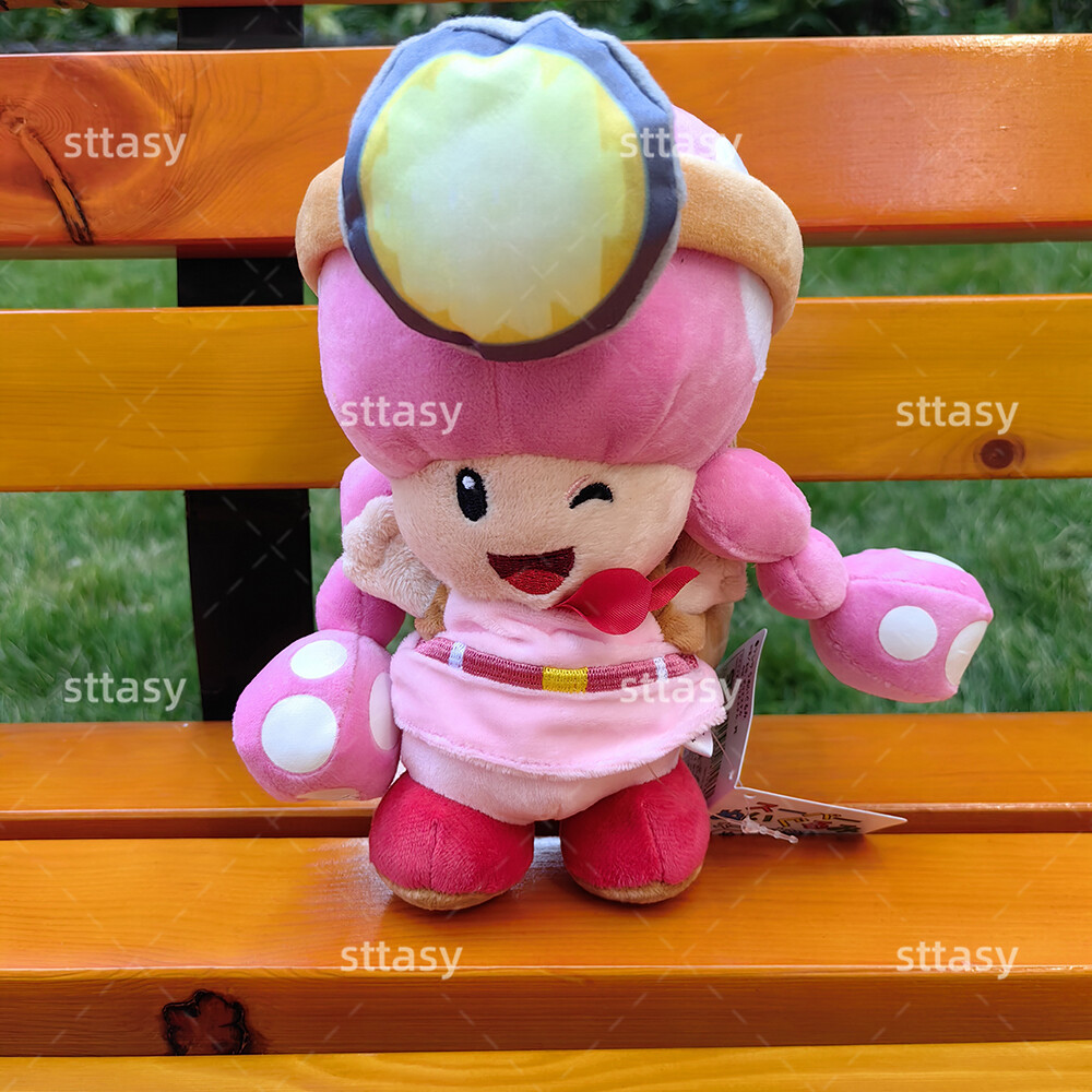 Super Mario Bros Toadette Toad Plush Toy Soft Plushie Stufed Doll ...