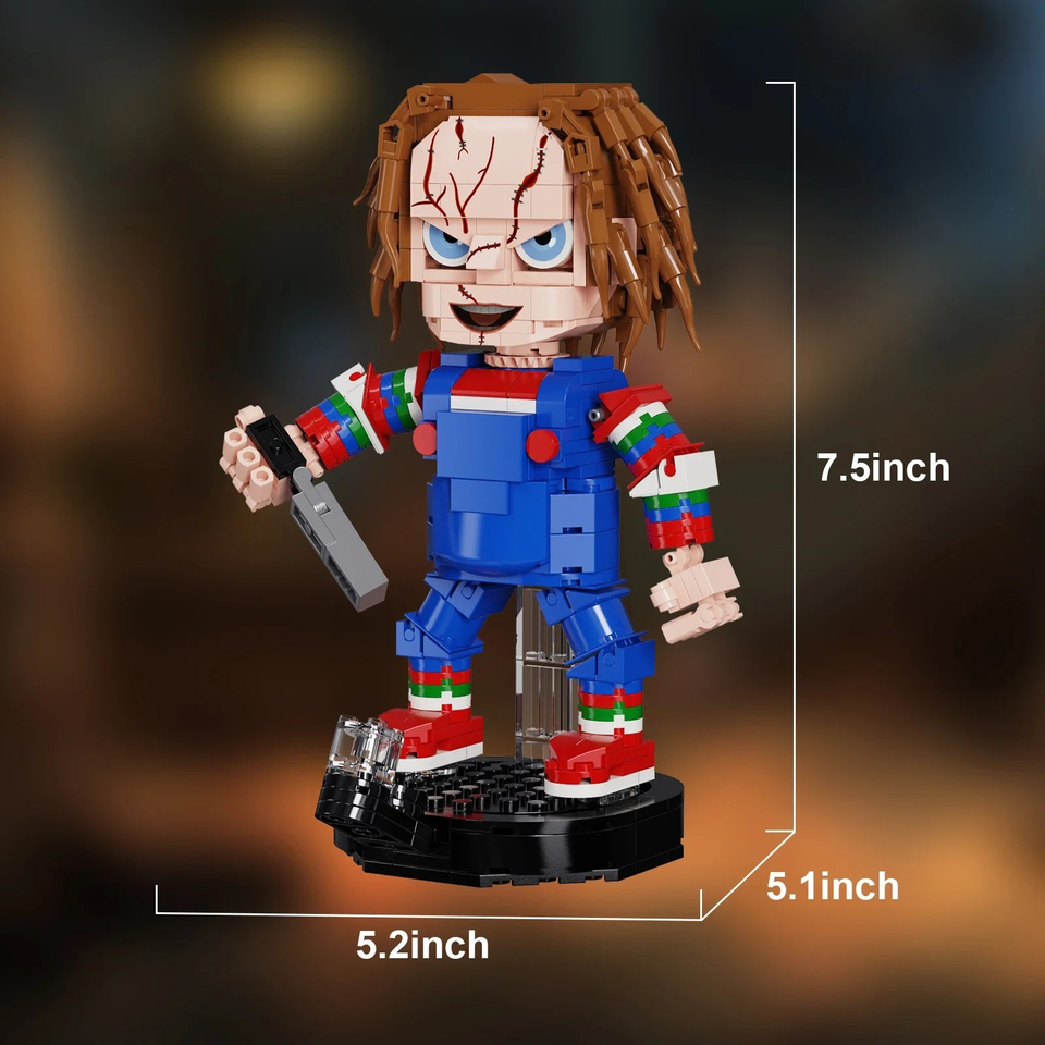 MOC Horror Child's Play Chucky Building Block Toys 494pcs (Sealed) FREE ...