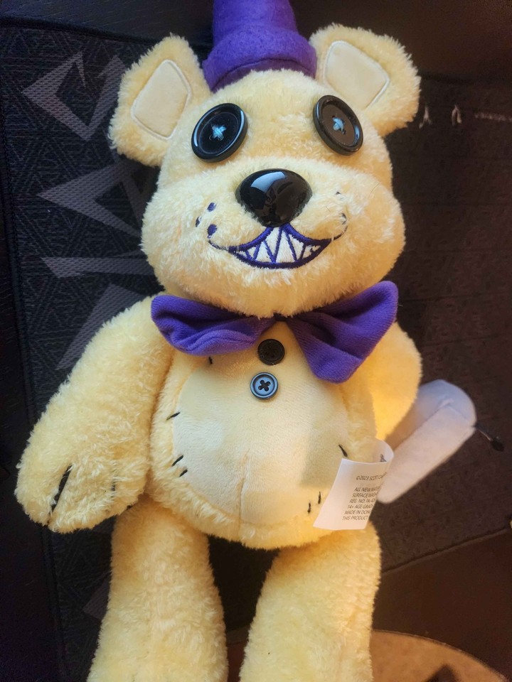 Hex Golden Bonnie and Golden Freddy Plush Limited Edition Five Nights ...