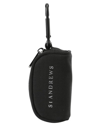 St. Andrews Golf Ball Pouch [Basic Series] (with carabiner, holds t ...