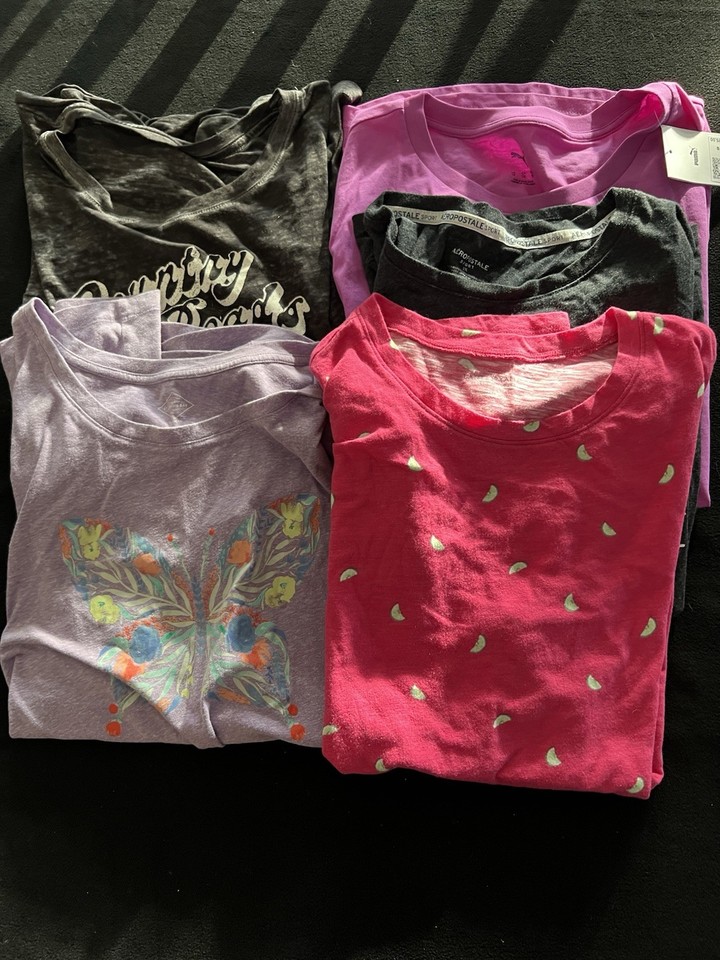 Lot of 5 Plus Size Shirts - Size 18/20/ 2X - Gently Worn- Puma/Lane ...