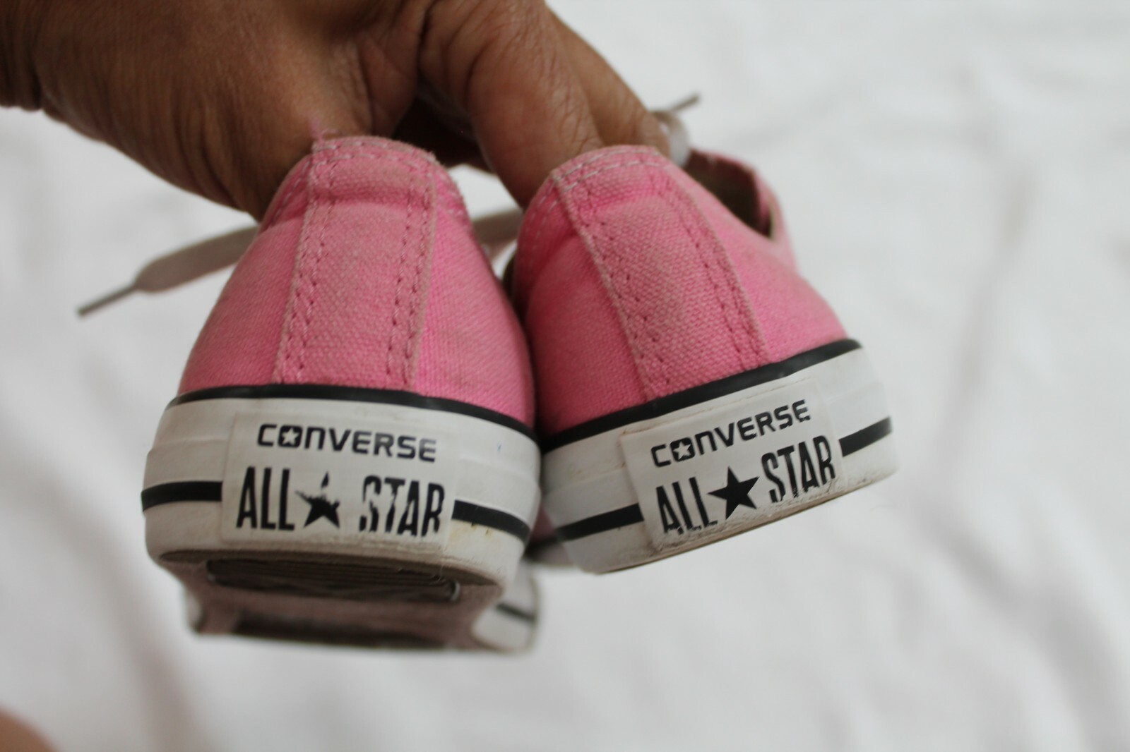 Converse All Star Girls Pink Shoes Kids Size 3 Sneakers | eBay
