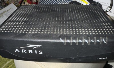 ARRIS Touchstone TM822G DOCSIS 3.0 8x4 Telephony Modem Black Modem ...