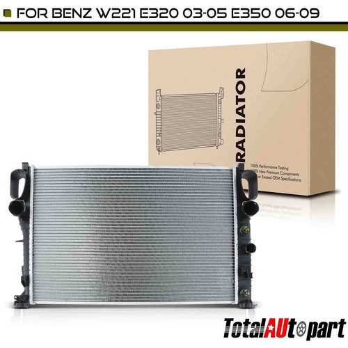 Radiator w/ Oil Cooler for Mercedes-Benz E320 2003-2006 E350 06-09 Auto ...