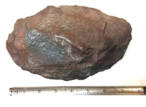 HUGE Stone Native American Buffalo Hide Scraper/Flesher, Origin ...