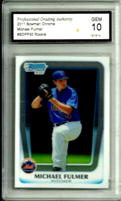 Michael Fulmer 2011 Bowman Chrome Rookie PGA 10 # BDPP30 Detroit Tigers ...