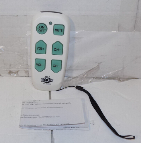 Easy Mote Remote Control Model DT-R08WC With Wrist Strap Backlit New | eBay