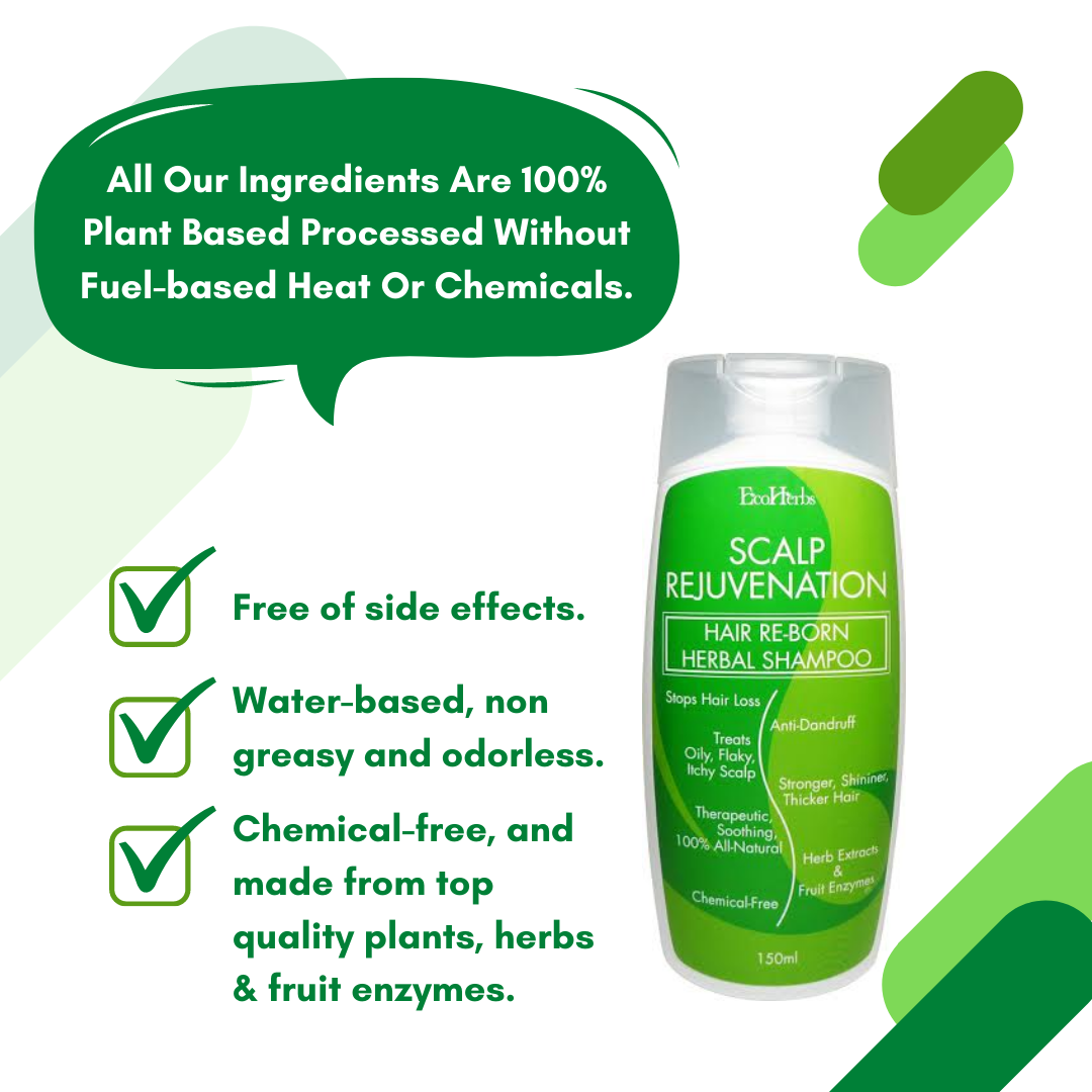 EcoHerbs Ginseng Complete Set: Hair Loss, Hair Regrowth, Thinning, Hair Fall | eBay