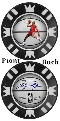 MICHAEL JORDAN - CHICAGO BULLS - POKER CHIP - GOLF BALL MARKER | eBay