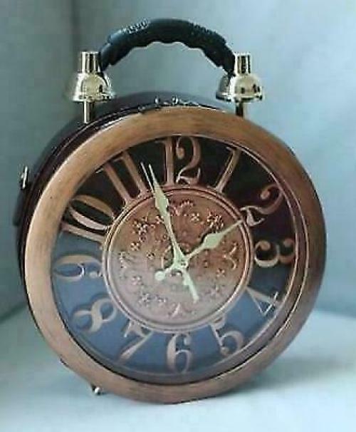 Chic double use true clock shape cross body bag handbag purse shoulder ...