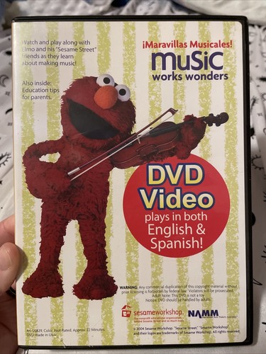 Elmo:Music Works Wonders (Maravillas Musicales DVD English Spanish ...