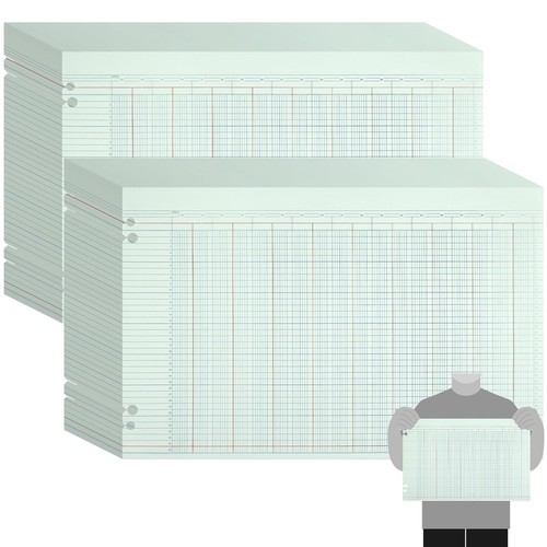 200 Pcs 30 Columns Accounting Ledger Book Columnar Pad Sheet Ruled 11 x ...