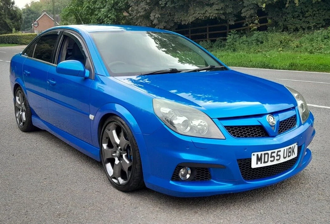 Blue Vauxhall Vectra