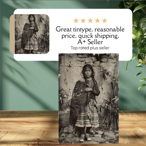 Native American Tintype Limited Edition Museum Series C0073RP | eBay
