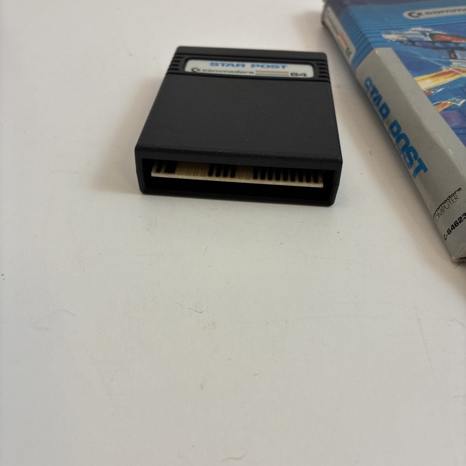 Commodore 64 STAR POST Vintage Computer Game Cartridge Preowned CIB ...