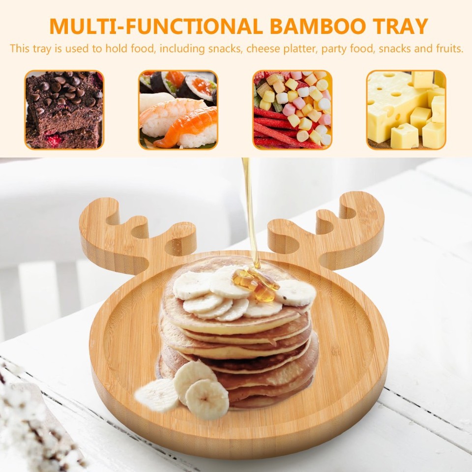 Household Food Plate Cake Display Plate Lovely Cartoon Fruits Plate ...